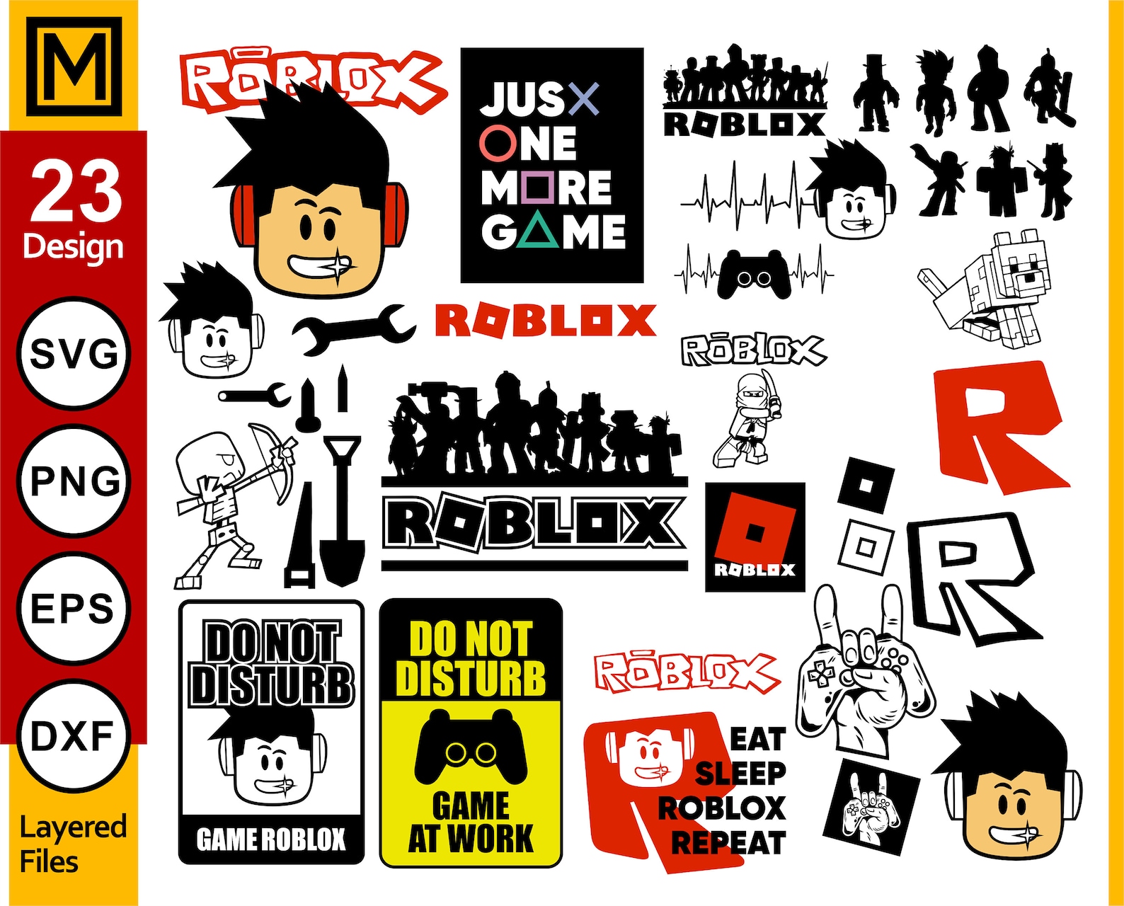 Roblox Svg Files for Cricut Roblox Svg File Roblox Svg | Etsy