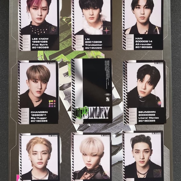 Stray Kids Id Photocards - Etsy