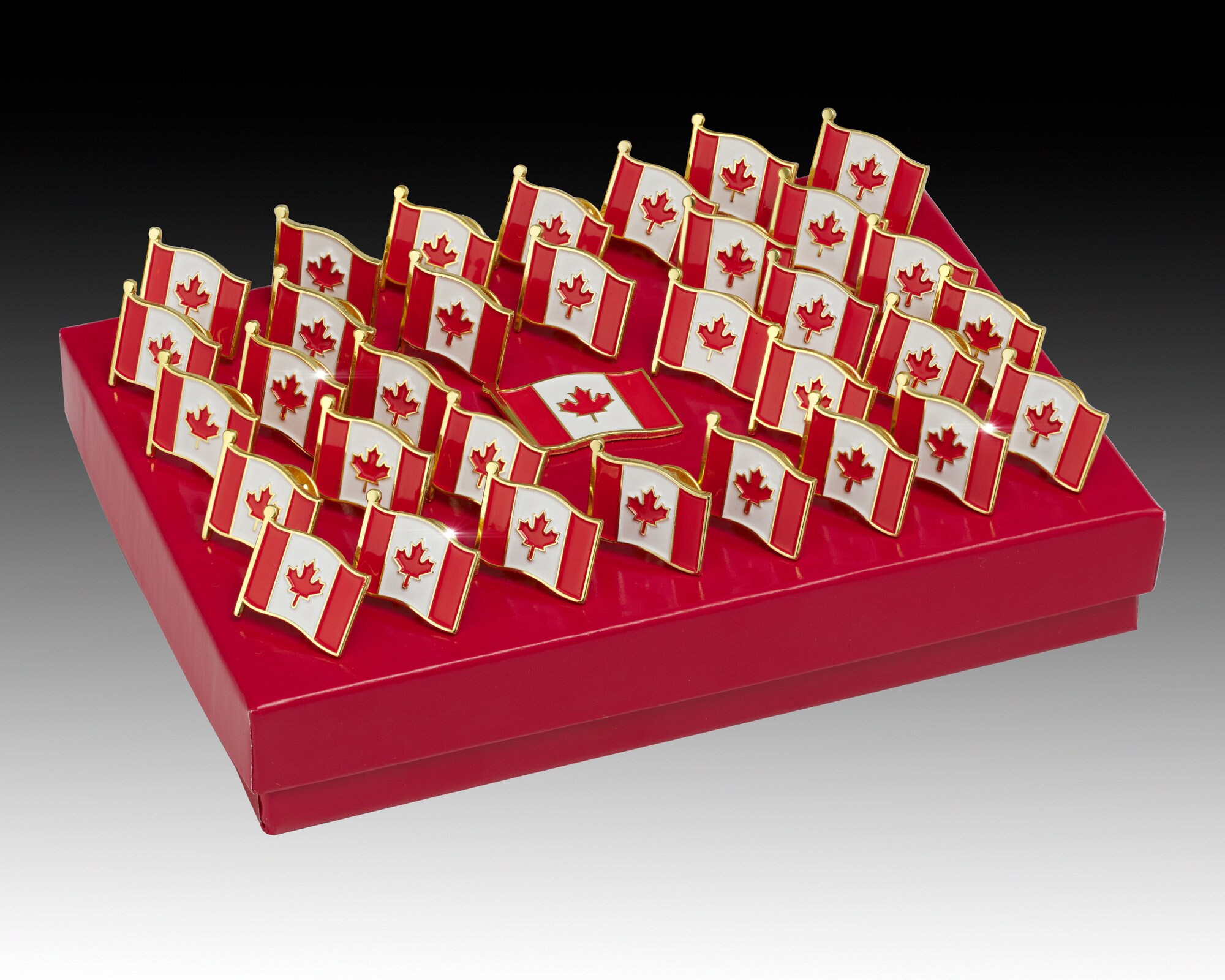35PCS Canada Flag Pin Canadian National Flag Lapel Pins Patriotic ...