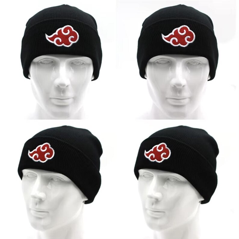 Akatsuki Beanie - Itachi Uchiha - Naruto - Anime Beanie Hat - Winter ...