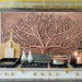 Tree Wall Art, Copper Tree Relief, Tree Wall Decor, Tree Wall Sculpture ...