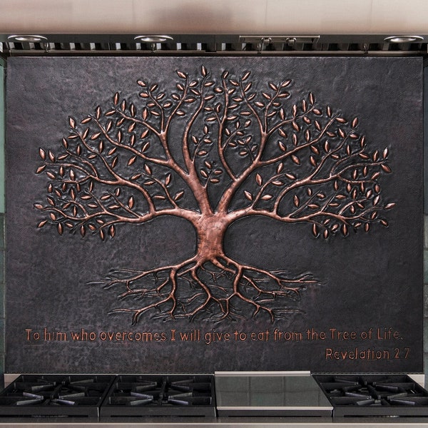 Copper Backsplash Tree of Life - Etsy
