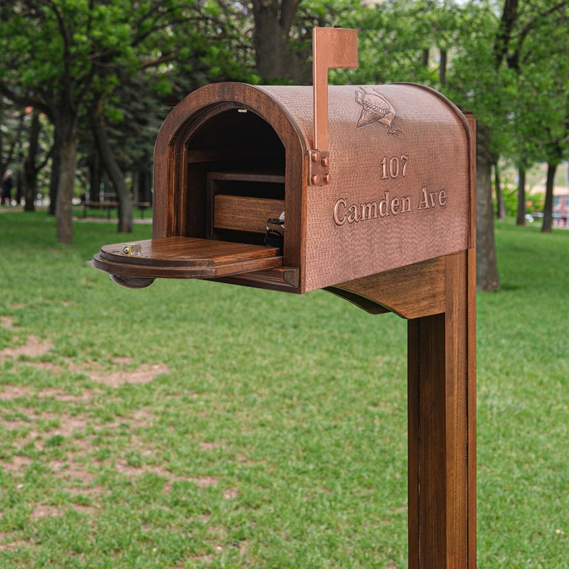 Copper Mailbox - Etsy