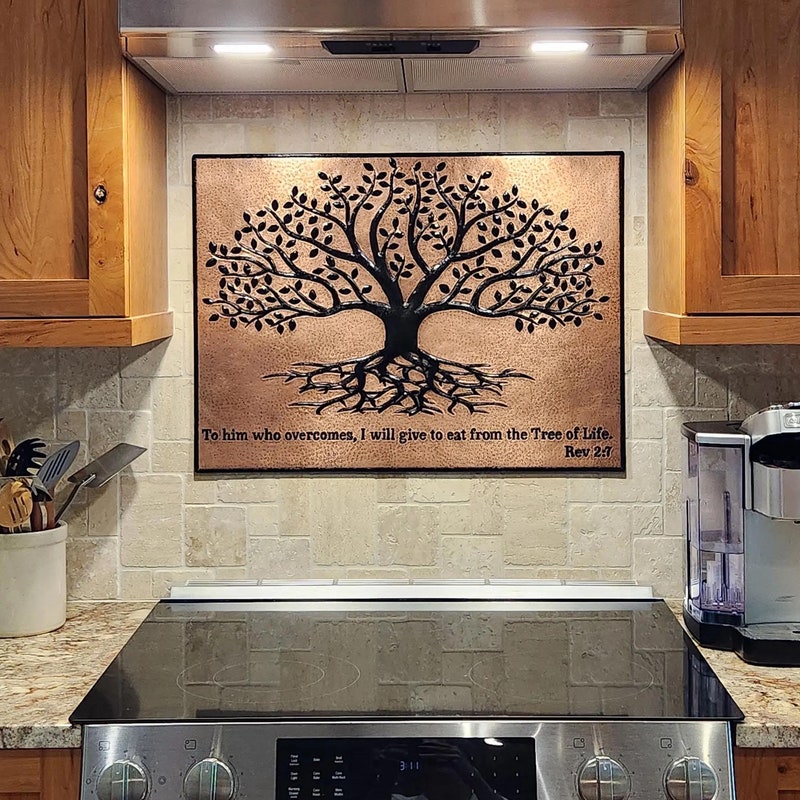 Tree of Life Tile Backsplash - Etsy