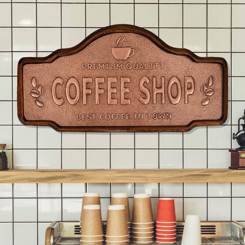 Coffee Shop Sign - Etsy