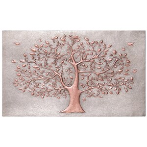 Handmade Copper Tree of Life Backsplash, Kitchen Wall Panel, Nature ...