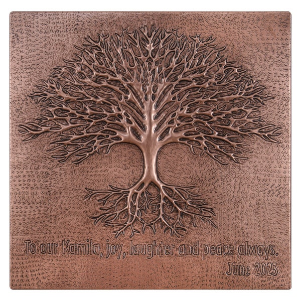 Copper Tree of Life Backsplash - Etsy
