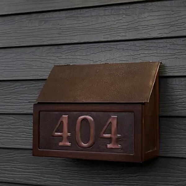 Copper Mailbox - Etsy
