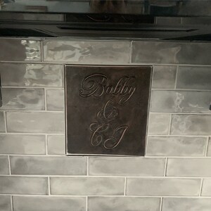 Custom Copper Sign, Personalized Name Sign, Home Wall Decor, Metal Wall ...