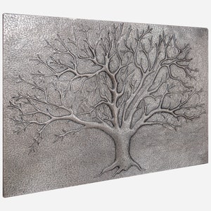 Unique Backsplash Tile 24x32 Gray Tree of Family - Etsy