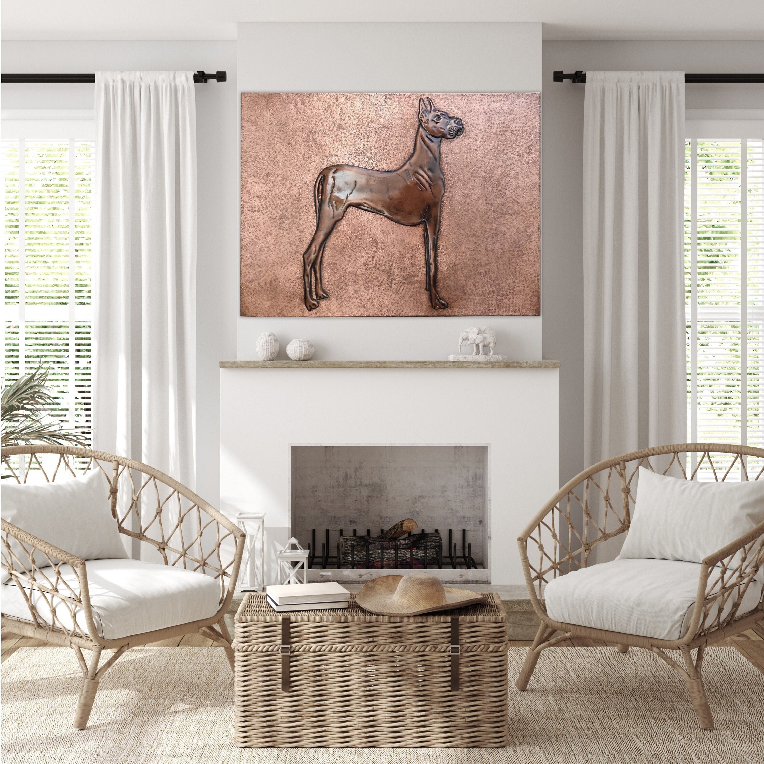 Dog Copper Wall Art Dog Wall Art Pet Artwork Pet Wall - Etsy