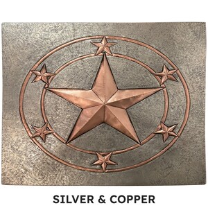 Copper Star Kitchen Wall Decor, Metal Texas Star for Indoor and Outdoor ...