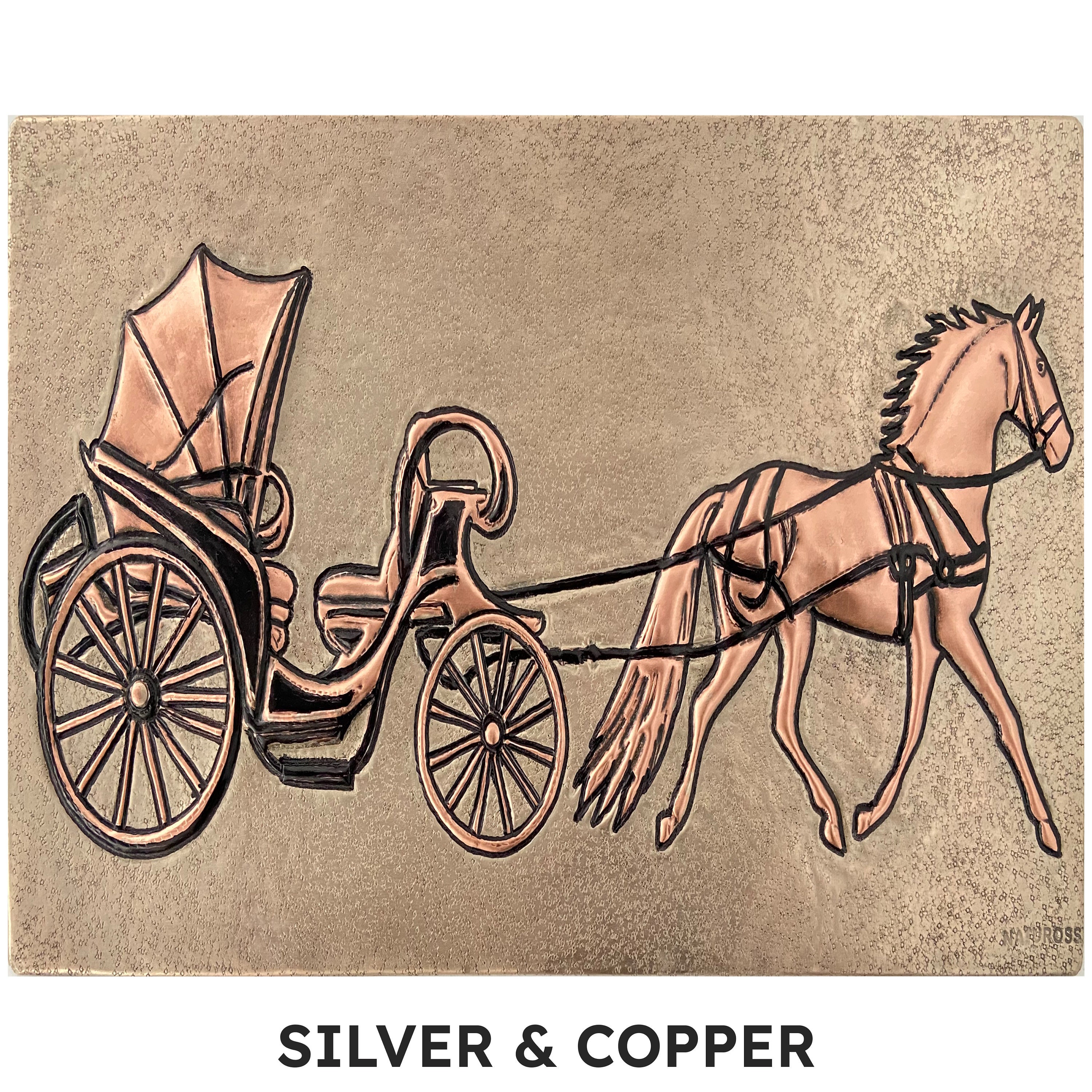 Handmade Vintage Victorian Chariot Copper Tile for Kitchen - Etsy