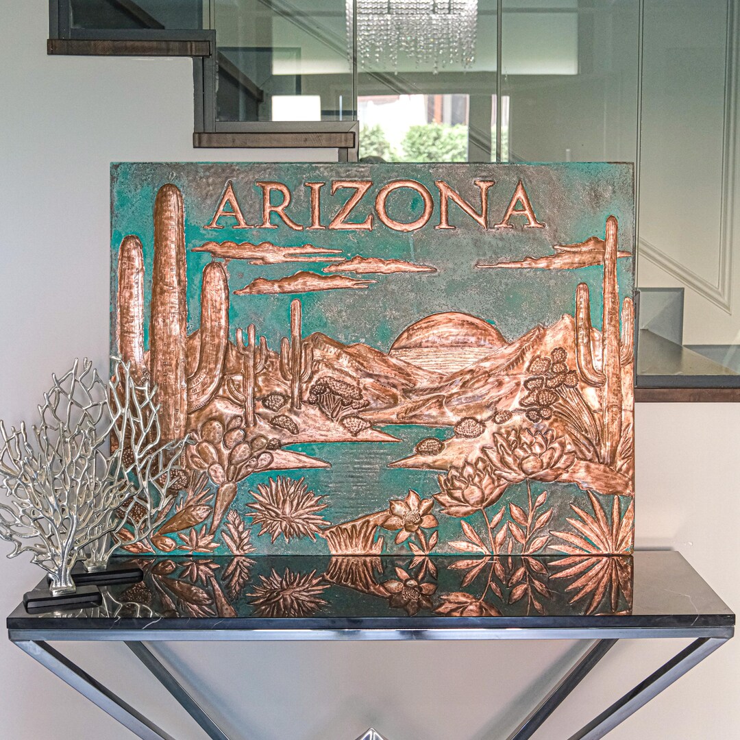 Arizona Kitchen Backsplash Tile With Desert Scene, Cactus and Desert ...