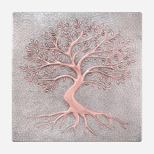 Handmade Copper Tree of Life Wall Art: Rustic Home Decor - Etsy