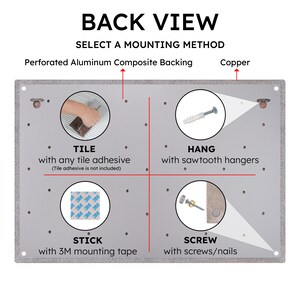 Copper Backsplash Panel (compass With GPS Coordinates, Pheasant Birds ...