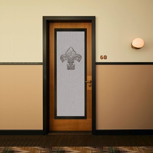 Fleur De Lys Door Cladding, Fleur De Lis Door Panel, Front Door Decor ...