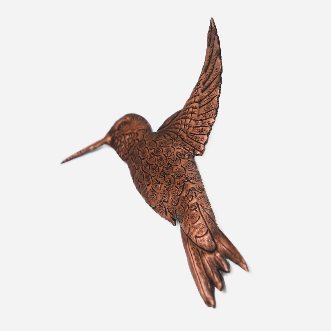 Copper Hummingbird Wall Art: Handmade Metal Wall Decor - Etsy