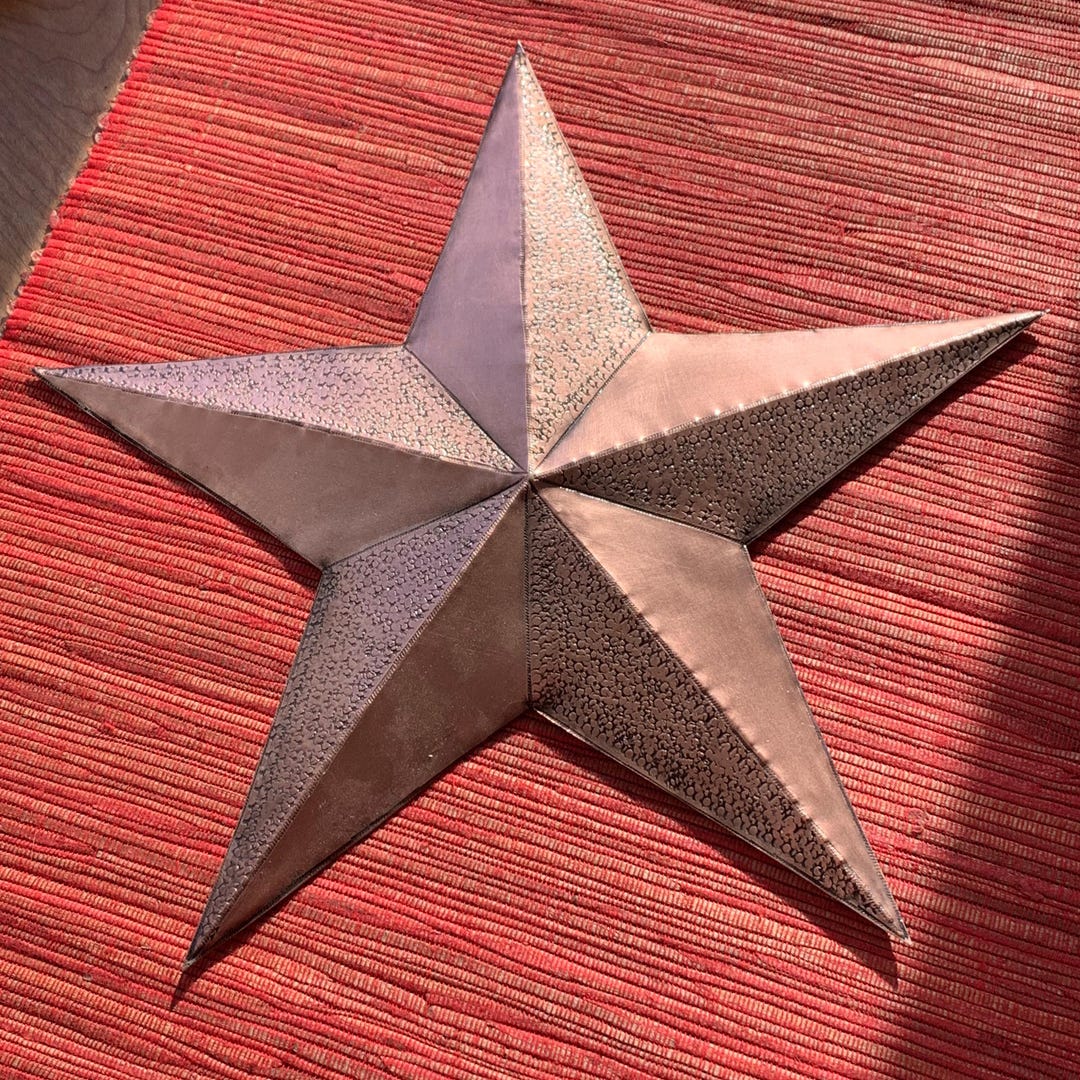 Copper Star Wall Decor, Large Star Wall Art - Etsy