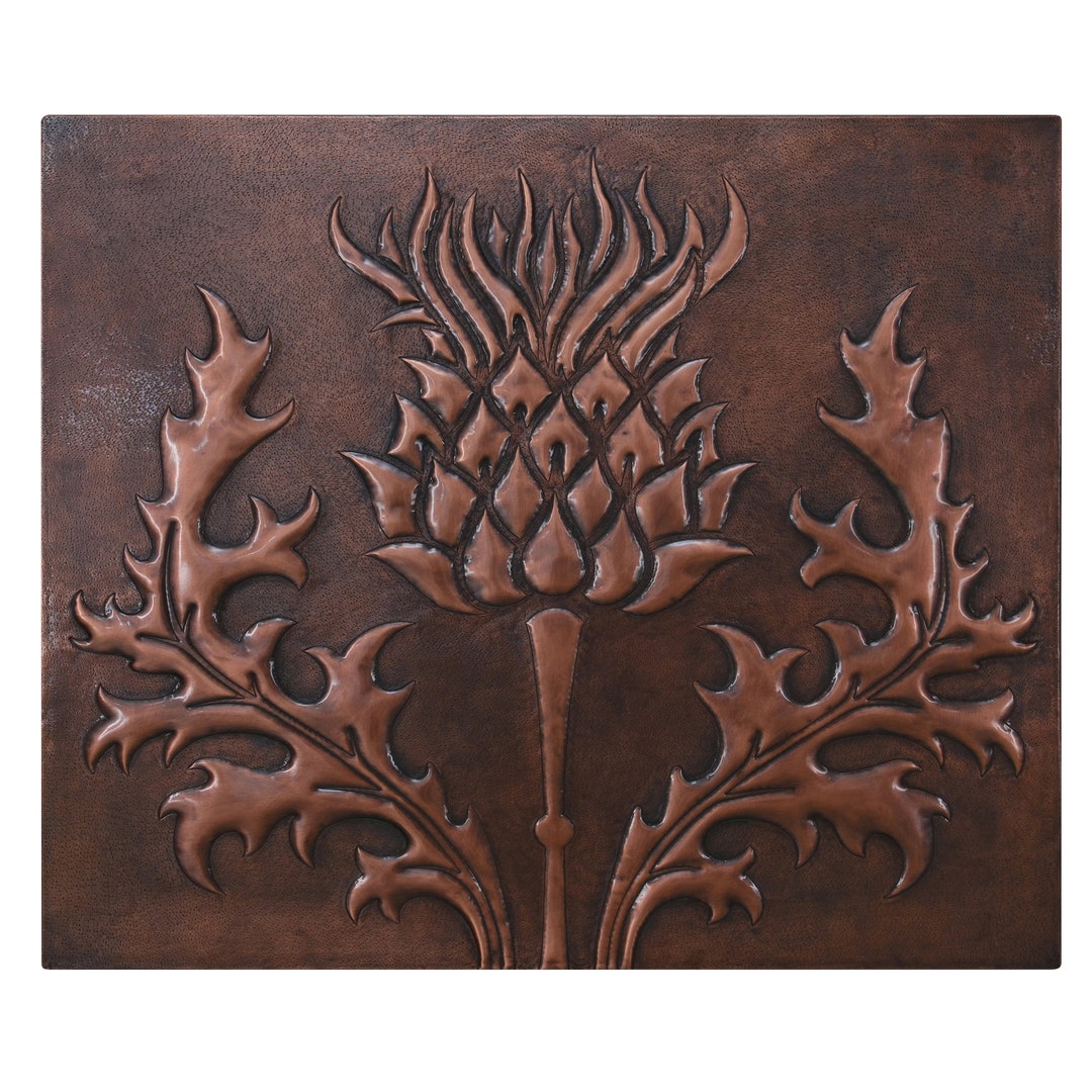 Scottish Thistle Wall Art, Scottish Thistle Wall Decor, Thistle Art ...