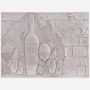 Tuscany Scene Copper Kitchen Backsplash Tile, Italian Style Kitchen ...