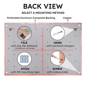 Tree of Wisdom Copper Mural for Kitchen Backsplash, Indoor & Outdoor ...