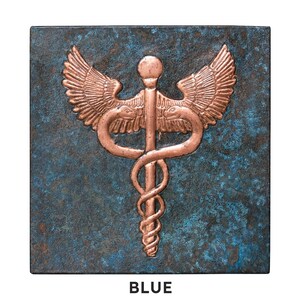 Custom Caduceus Copper Wall Art: Personalized Doctor Gift - Etsy