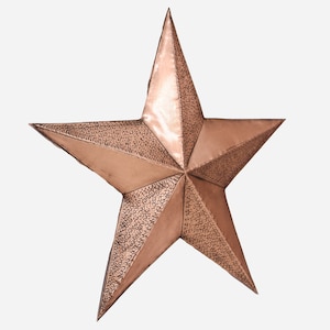 Copper Star Wall Decor, Large Star Wall Art - Etsy