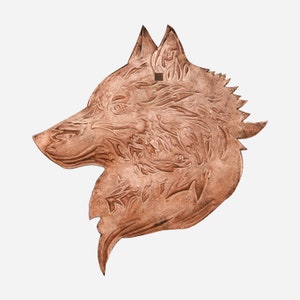 Metal Wolf Wall Decor, Wolf Wall Art, Metal Wolf Head for Wall ...
