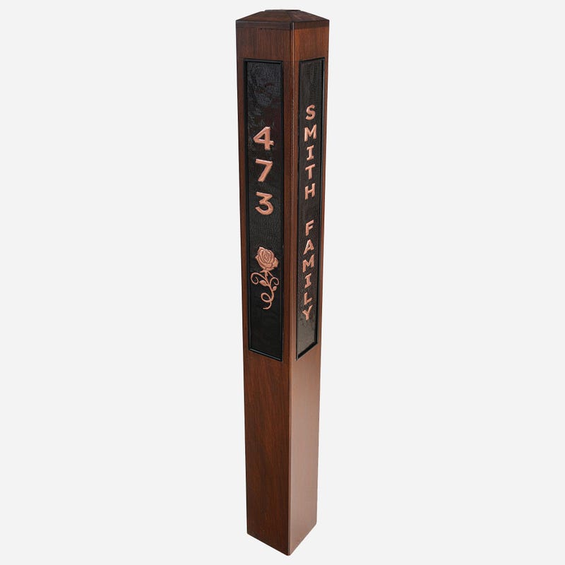 Address Sign Post - Etsy