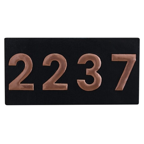 Custom Copper House Numbers