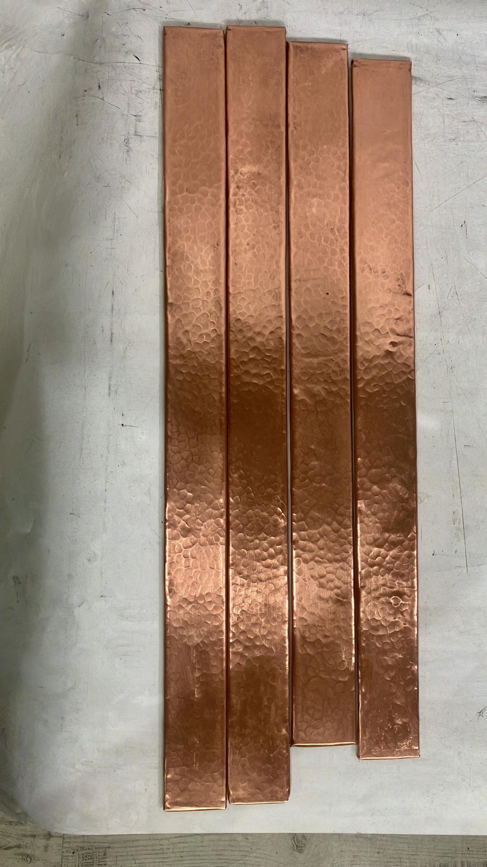 Handmade Embossed Copper Kick Plate: Kitchen Island & Peninsula Panel ...