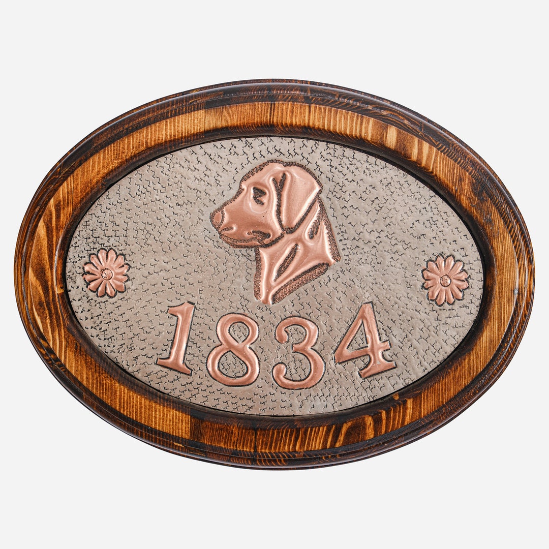 Copper Address Sign Copper Address Plaque Door Number Sign - Etsy