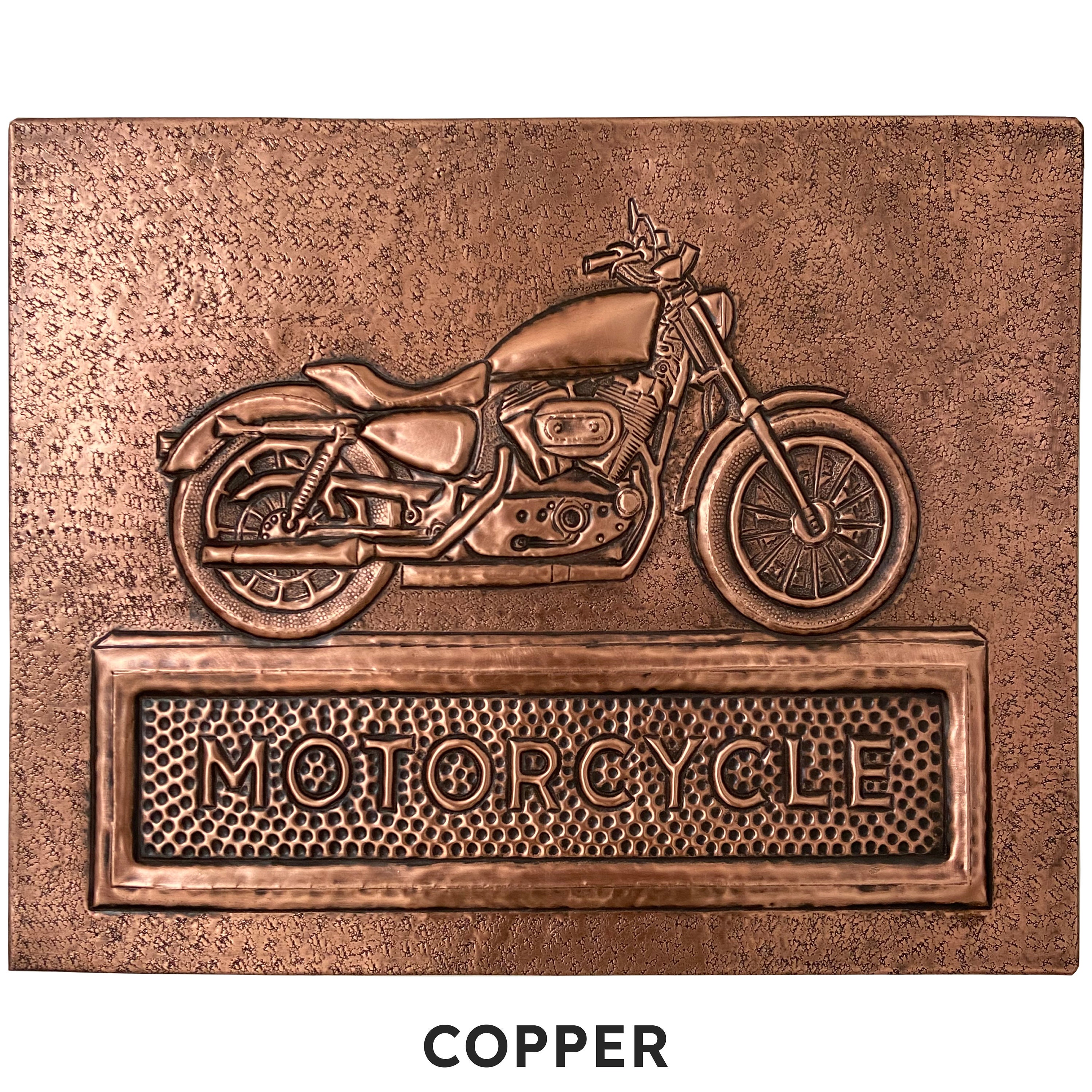 Motorcycle Copper Wall Art Personalized Gift for Motorcycle - Etsy