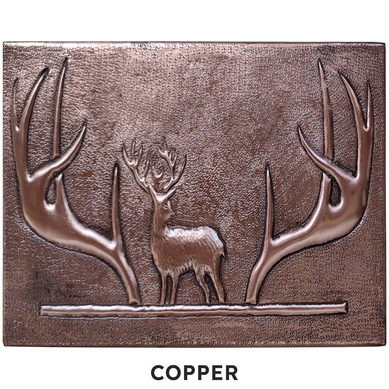 Deer Copper Tile Copper Kitchen Backsplashes Kitchen Tiles - Etsy