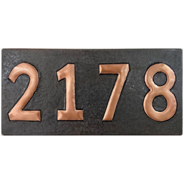 Copper House Number - Etsy