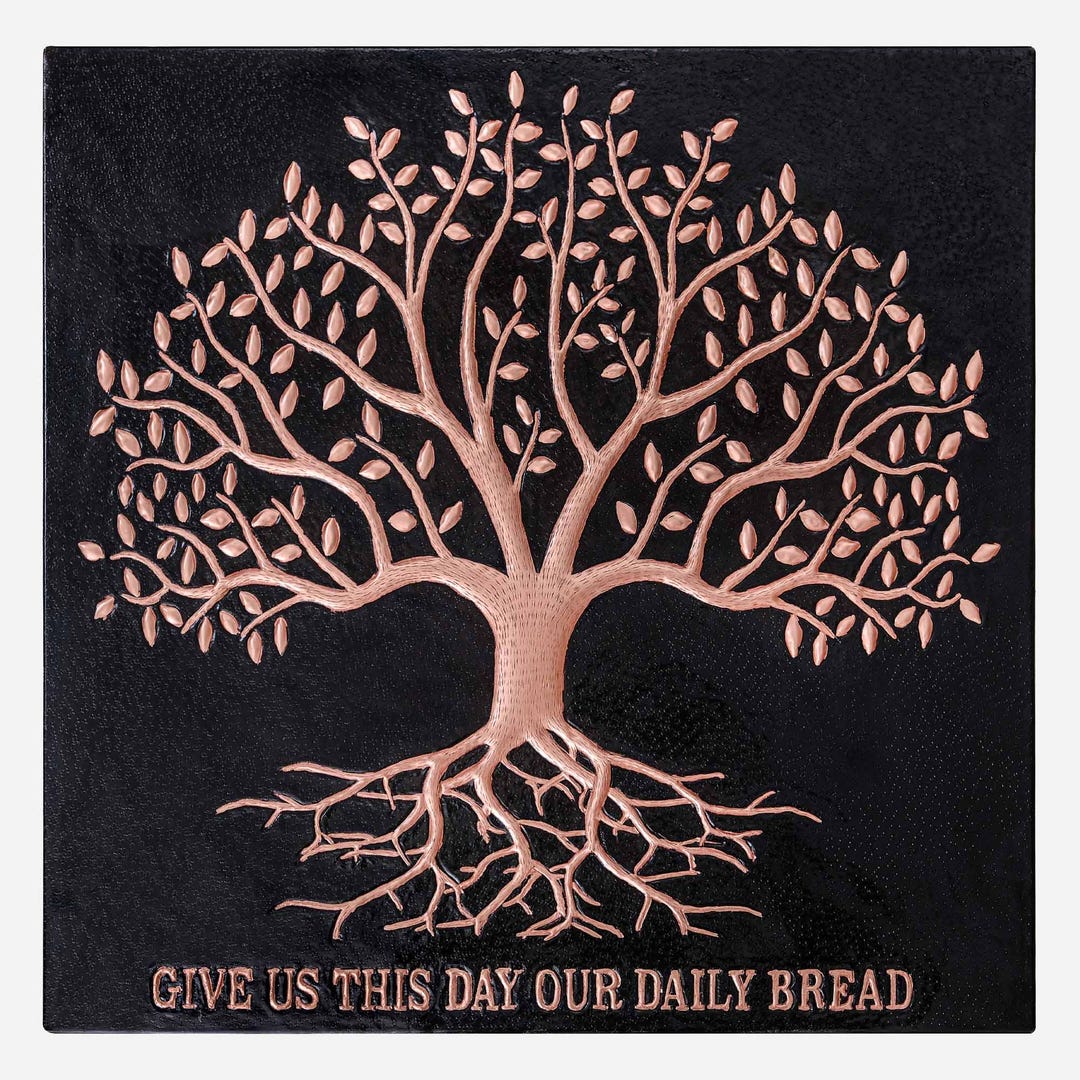 Copper Tree of Life Wall Decor: Art Deco Copper Tile (24"x24") - Etsy
