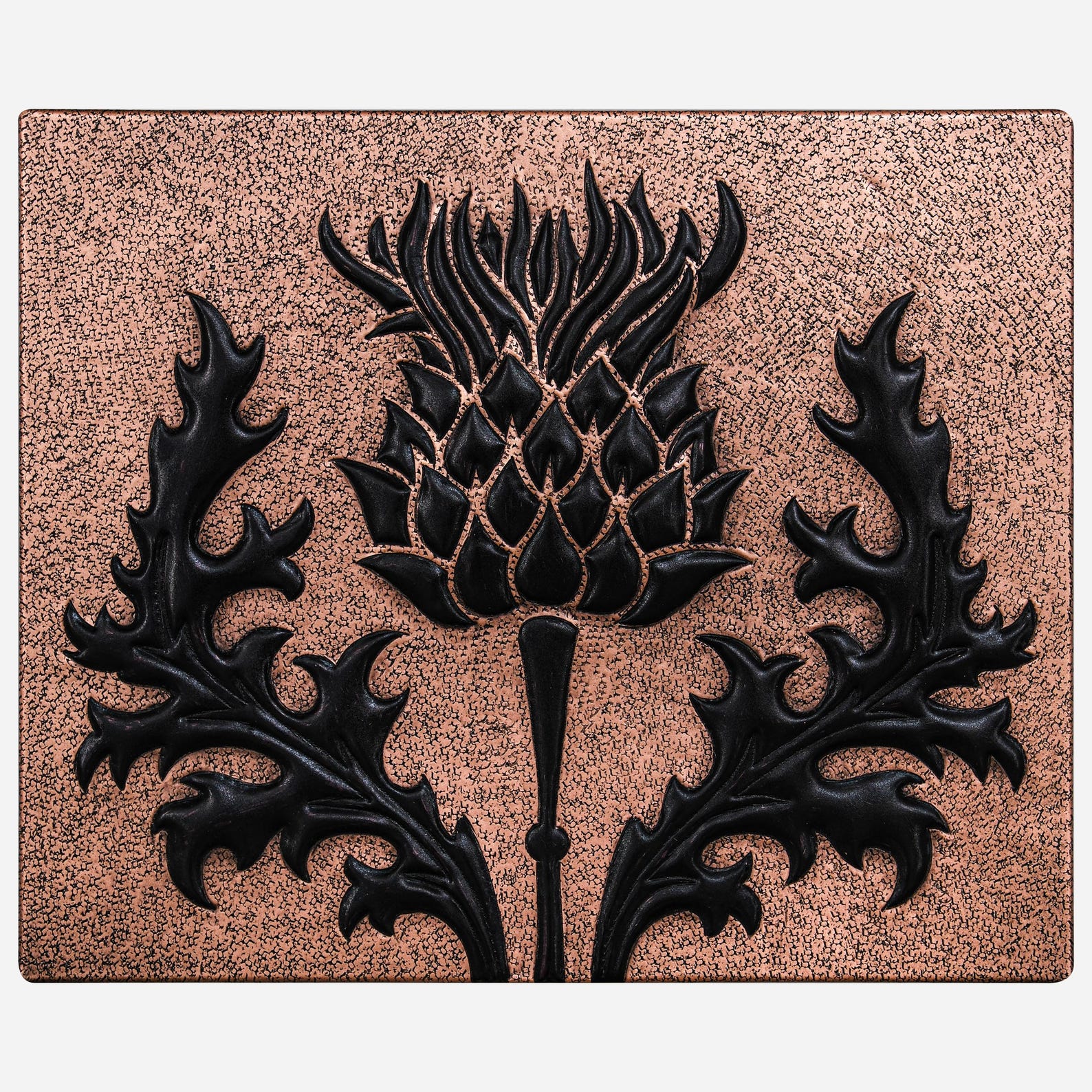 Handmade Copper Scottish Thistle Tile: Kitchen Backsplash Wall Art - Etsy
