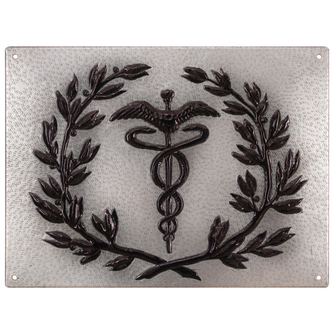 Caduceus Copper Wall Decor, Medical Decor Gift for Doctors or Nurses ...