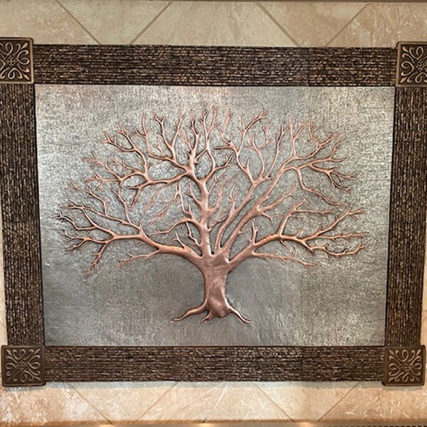 Copper Tree of Life Backsplash - Etsy