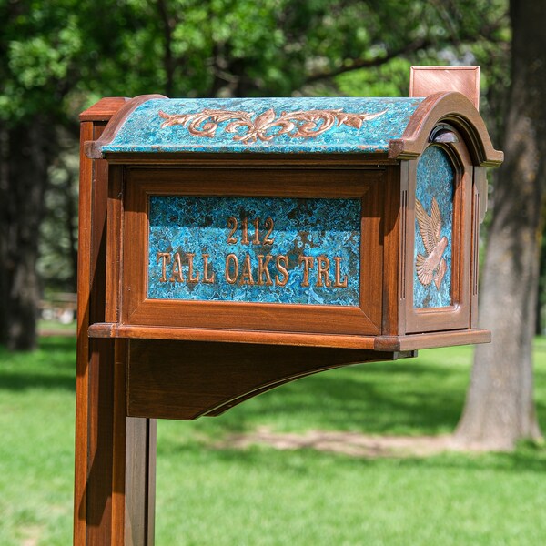 Copper Mailbox - Etsy