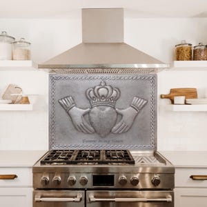 Irish Claddagh Backsplash Tile, Irish Backsplash Decor, Claddagh Irish ...