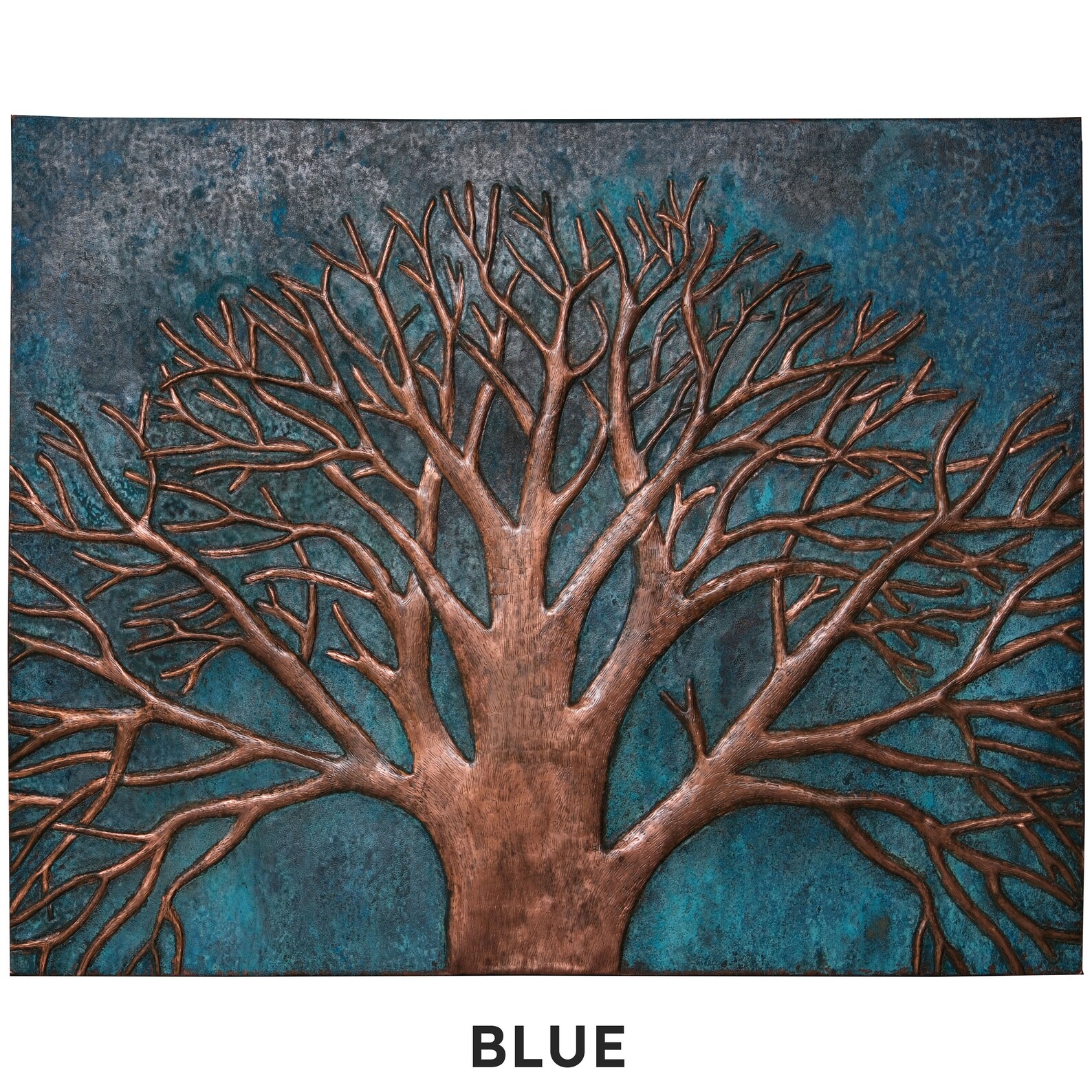 Tree Wall Art Copper Tree Relief Metal Tree Wall Sculpture - Etsy