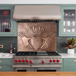 Irish Claddagh Wall Art, Celtic Claddagh Symbol Mural Tile, Irish ...
