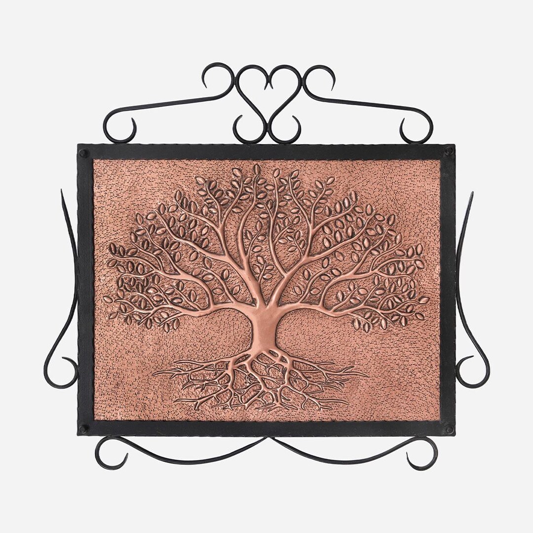 Framed Copper Artwork (tree With Roots) - Etsy