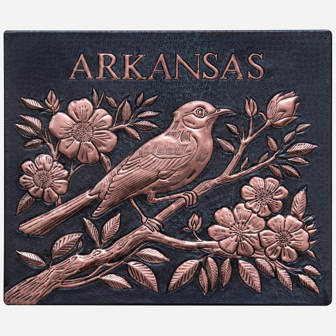 Arkansas Copper Backsplash Tile, Mockingbird Kitchen Backsplash Mural ...