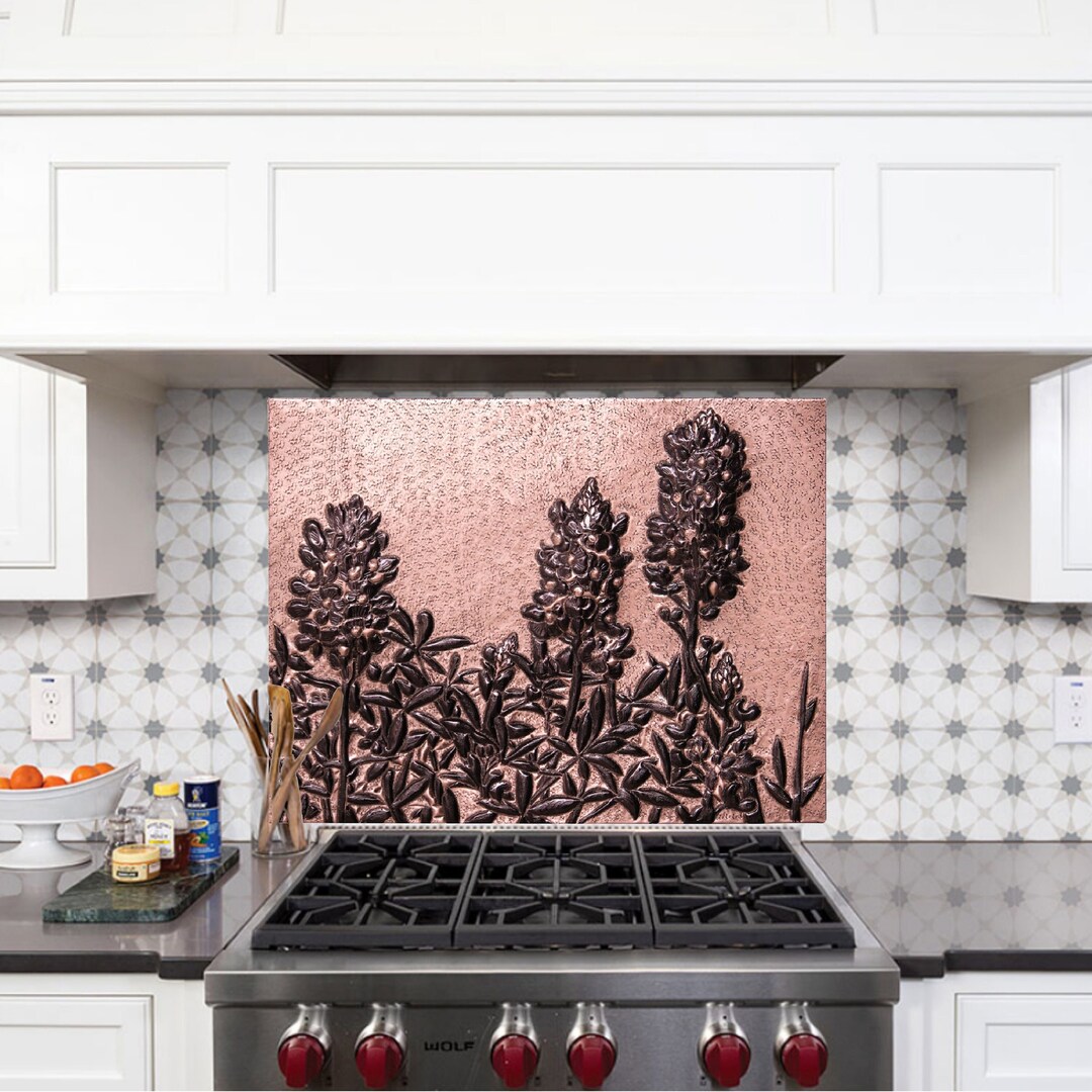 Bluebonnet Flower Handmade Wall Decor, Bluebonnet Leaves Kitchen ...