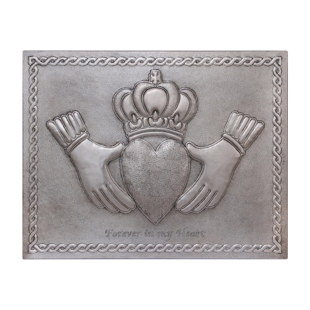Handmade Irish Claddagh Tile: Indoor/outdoor Wall Decor - Etsy