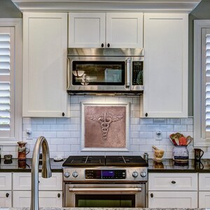 Caduceus Copper Tile Gift for Doctors Caduceus Symbol Metal - Etsy