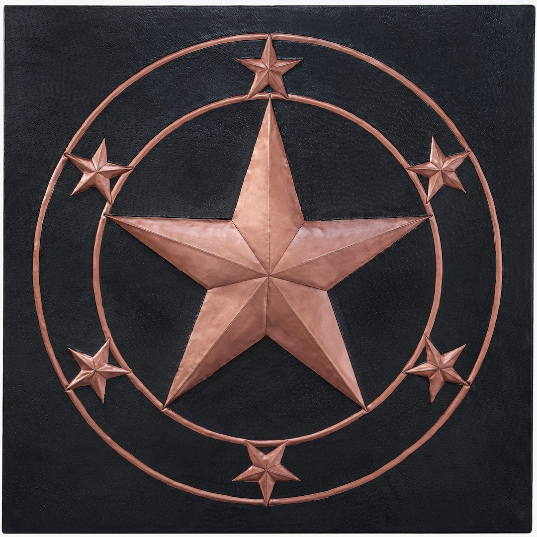 Tile for Backsplash 28x28 Black Texas Star - Etsy